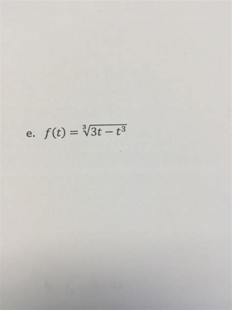 Solved Find The Derivative Chegg Com