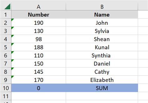 Excel Sum Function Not Working How To Fix