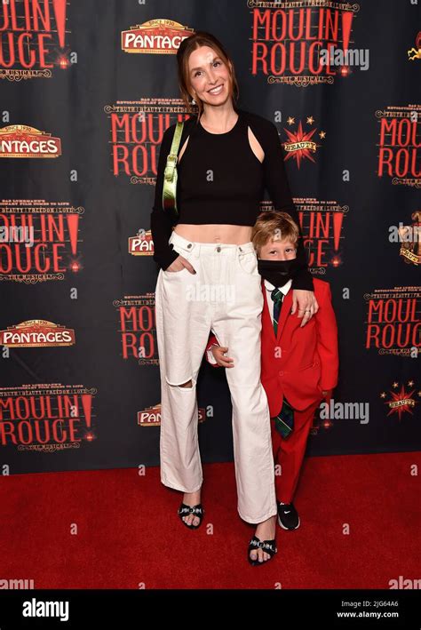 Los Angeles Ca July 7 2022 Whitney Port And Son Sonny Sanford