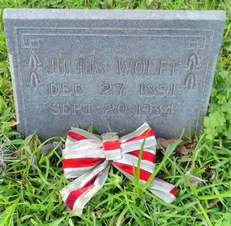 Julius Wolff 1891 1934 Homenaje De Find A Grave