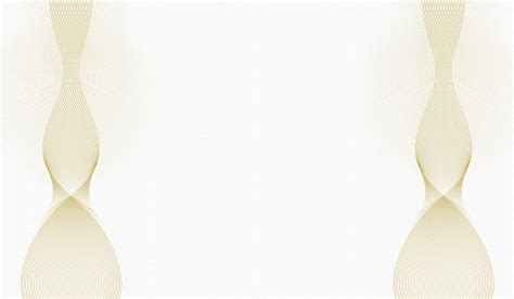 황금 새겨진 기로 쉐 패턴 두 개의 우아한 대칭 파형 선 물결선입니다 미묘한 곡선을 리플 벡터 추상적인 배경입니다 표 졸업장 인증서 워터 마크 지폐 용 템플릿입니다