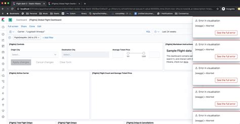 Dashboard Error In Visualization Esaggs Aborted Many · Issue 60596 · Elastickibana