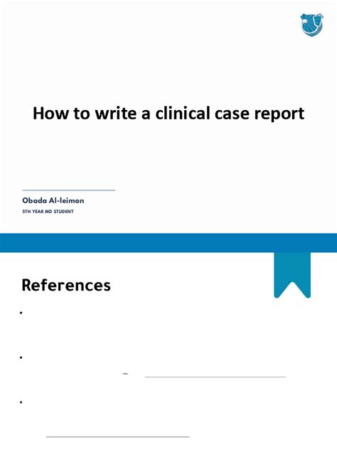 Writing A Clinical Case Report Pdf Case Report Medical Diagnosis