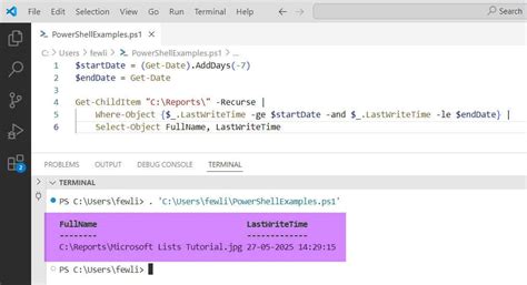How To Get File Modified Date Using Powershell