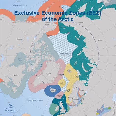 Exclusive Economic Zones Of The Arctic Eez Arctic Portal