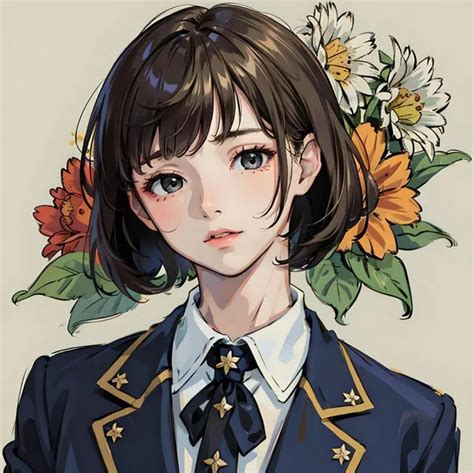 动漫 短发 高清图片，堆糖，美图壁纸兴趣社区