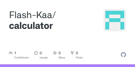 GitHub Flash Kaa Calculator