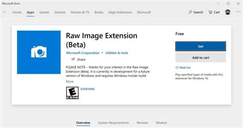 Windows 10 19h1 Update To Improve Raw Image Format Support