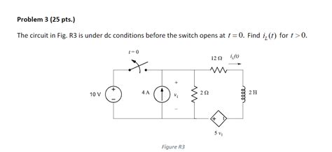 solved problem 3 25 pts the circuit in fig r3 is under