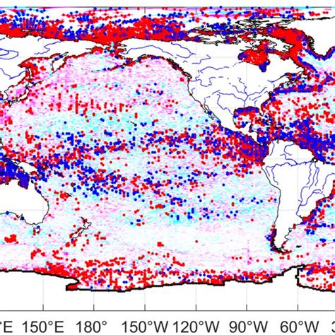 Near‐surface Mean Annual Salinity Centered At 5‐m Depth Differences