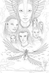Tulostakaa Värityskuvia Avatar 3 Fire And Ash Pandoran Kelluvat