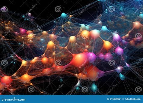Complex Structure Neural Molecule Network Generate Ai Stock Illustration Illustration Of Care