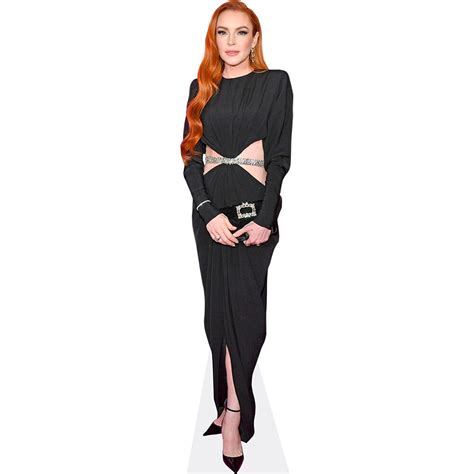 Lindsay Lohan Long Dress Cardboard Cutout Celebrity Cutouts