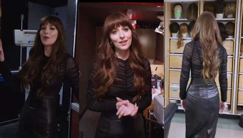 Dakota Johnson Recreates Viral Lime Meme During SNL Studio Tour Watch