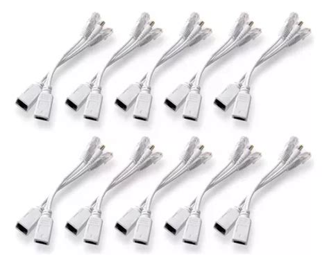 Pares Cabo Adaptador Poe Injetor Separador C Mera Ip M Frete Gr Tis