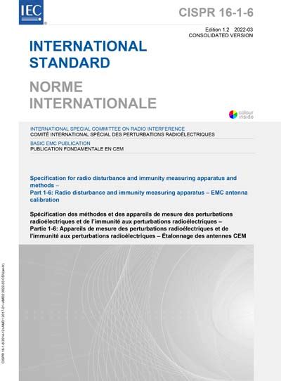 CISPR Ed B Specification For Radio Disturbance And Immunity Measuring