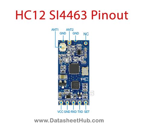 Hc12 Si4463 433mhz Wireless Rf Serial Port Module Datasheet Hub