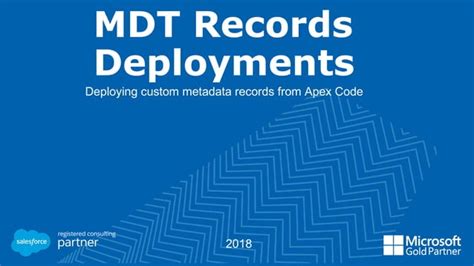 Custom Metadata Records Deployment From Apex Code Ppt