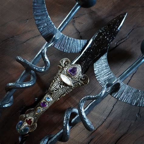 Handcrafted Galaxy Obsidian And Si Opal Wandathame