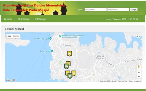 aplikasi algoritma dijkstra berbasis php and mysql