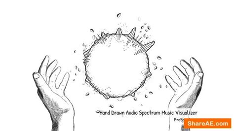 Videohive Hand Drawn Audio Spectrum Music Visualizer Free After Effects Templates After
