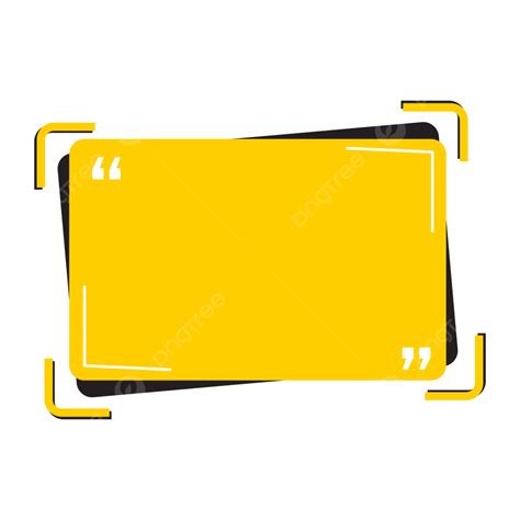 Quote Text Box Vector Label Banner Clipart Background Text Box Quote Quote Text Box Png And
