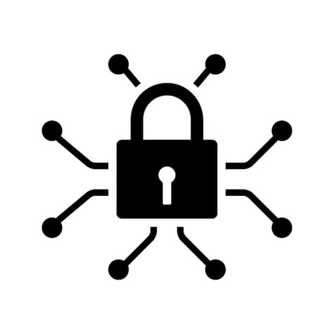 Premium Vector Connectivity And Cyber Security Icon Design