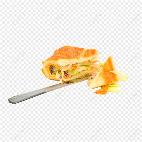 건강에 좋은 영양가있는 아침 샌드위치 오찬 고기 영양 간식 포크 Png 일러스트 무료 다운로드 Lovepik