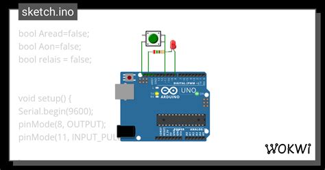 Relais Programm Wokwi ESP32 STM32 Arduino Simulator