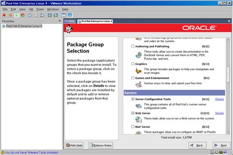 Installation Of Oracle Enterprise Linux On Vmware
