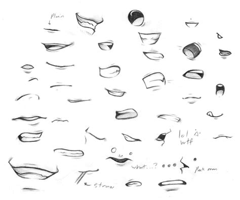 Manga Mouth Drawing How To Draw Manga Mouths Ssmsr