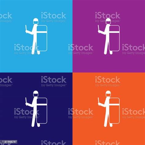 방패 아이콘이 있는 경찰관 항의 와 집회 아이콘의 요소 프리미엄 품질의 그래픽 디자인 웹 사이트 웹 디자인 모바일 앱에 대한 기호 및 기호 수집 아이콘 Revolution에