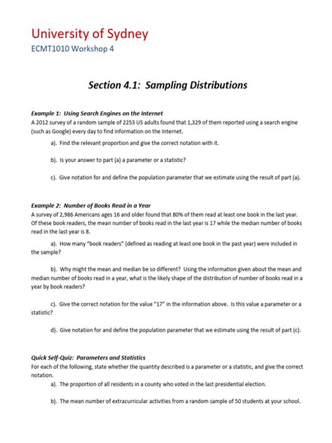 Workshop 4 Intro To Statistics Pdf