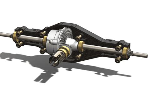 Gearbox For Wheeled Robot Differentials Transmission Automobile Engineering Automotive