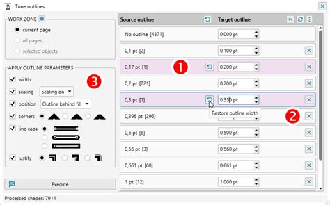Tune Outlines Plugin For CorelDraw From ReproScripts Core Library