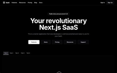 V0 Nextjs Saas Landing V0 By Vercel