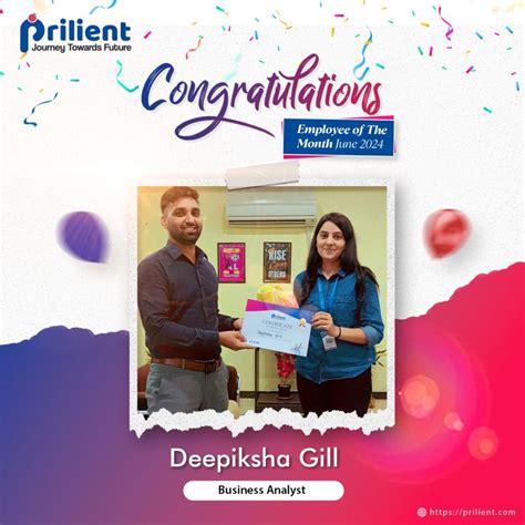 Prilient Technologies Pvt Ltd On Linkedin Employeeofthemonth Teamsuccess Prilient