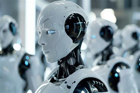 Futuristic Automation Captivating Midjourney Momen Generative Ai Premium Ai Generated Image