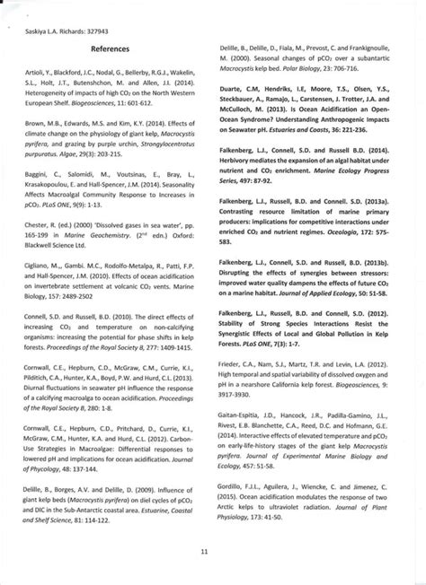 Synergistic Effects Of Ocean Acidification And Nutrient Availability On Kelp Forests Pdf