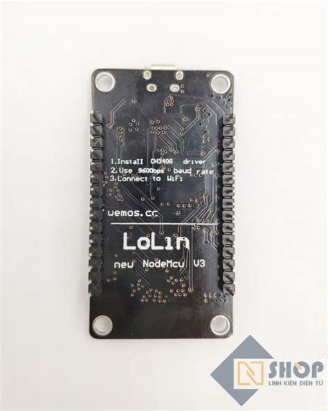 Arduino Nodemcu Lua Wifi V3 Ch340 Nshop