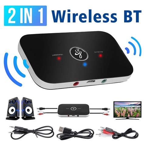 Bluetooth 5 0 Audio Transmitter Receiver 3 5mm AUX Jack RCA USB Dongle Car PC TV Headphone
