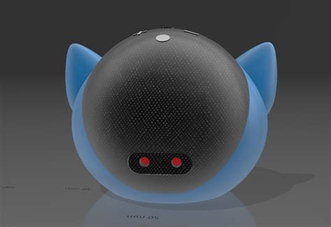 Stl File Suporte Alexa Echo Dot 4a E 5a Geração Cabeça Snorlax 🐉・3d