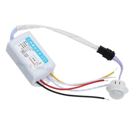 Pir Motion Sensor Controlled Smart Automatic Light Switch Ac 220v Bd