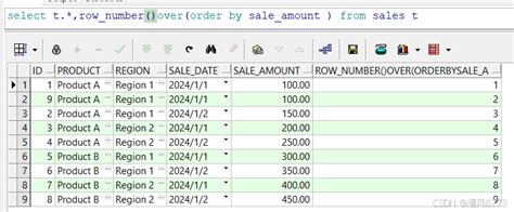 开窗函数详解 Csdn博客