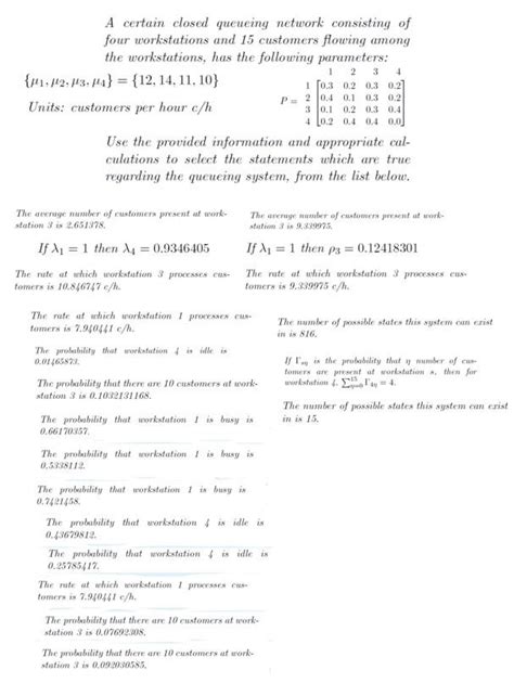 A Certain Closed Queueing Network Consisting Of Four