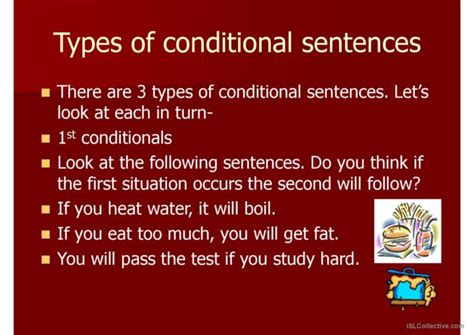 The 1st Conditional General Reading English ESL Powerpoints