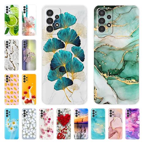 Phone Case For Samsung Galaxy A73 Case A23 A33 5g A53 Back Bumper Clear