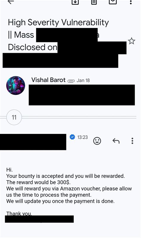 Bugbounty Vapt Cybersecurity Infosec Vishal Barot