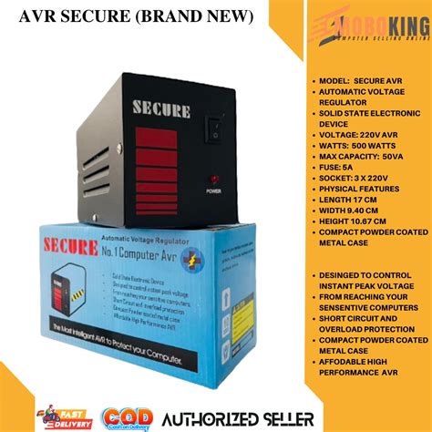 Secure Avr High Performance 220v Computer Avr Desktop Laptop Shopee Philippines