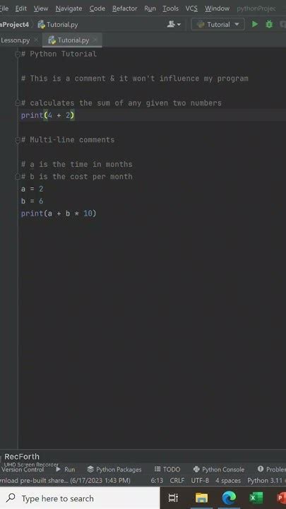 Python Comments Pythonforbeginners Pythonprogramming Pythontutorial